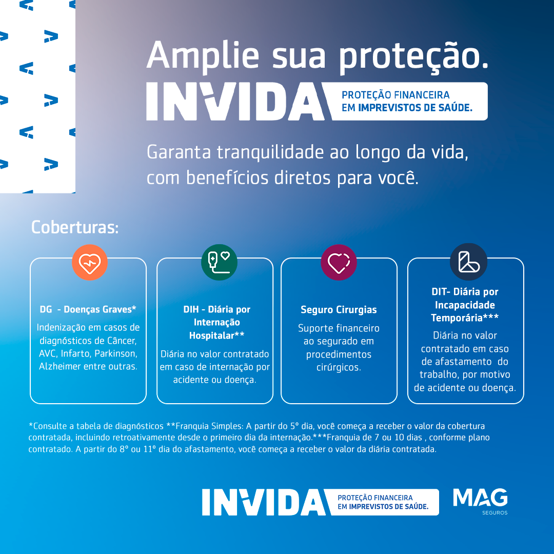 Seguros INVIDA: Proteção Financeira para imprevisto de Saúde